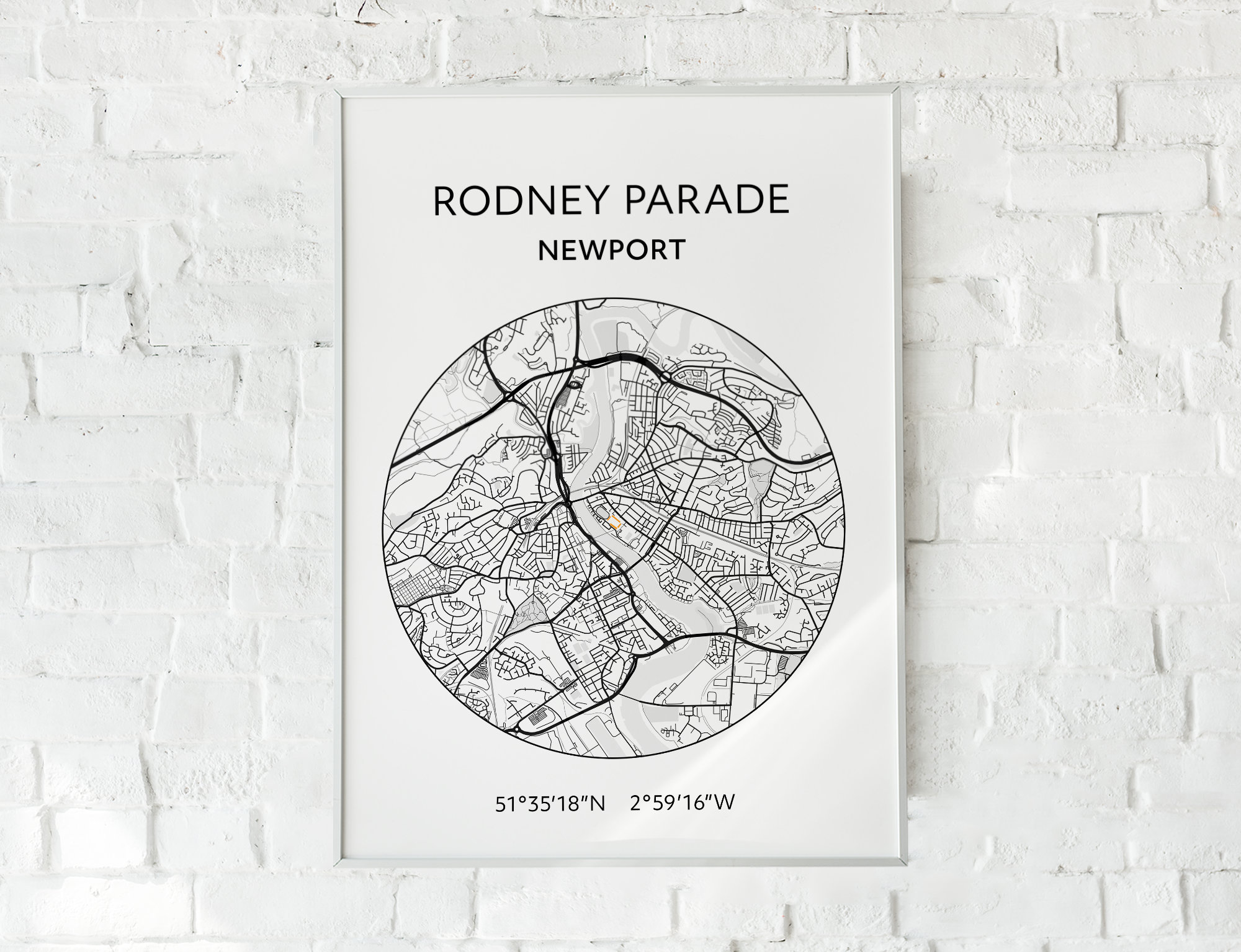 Newport County Print: Rodney Parade Map - Etsy