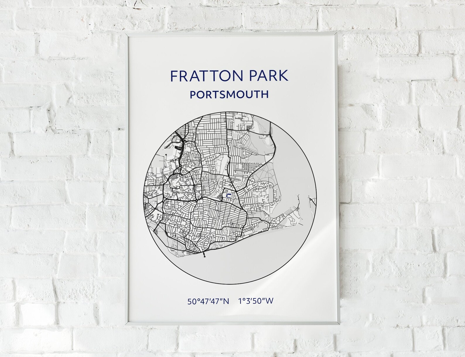 Portsmouth FC Print: Fratton Park Map - Etsy