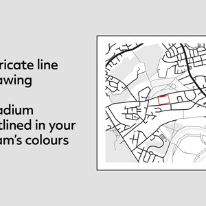 Salford City Print: Moor Lane Map - Etsy