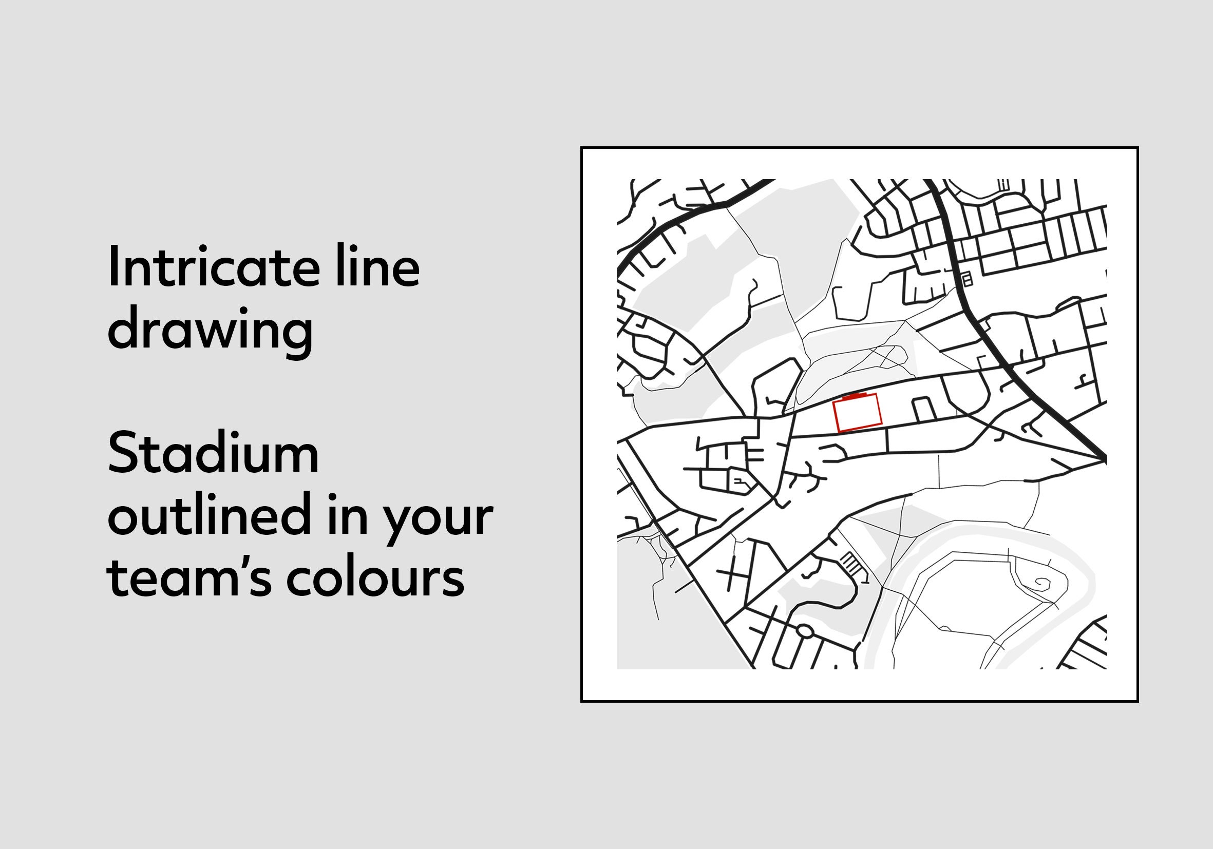 Salford City Print: Moor Lane Map - Etsy
