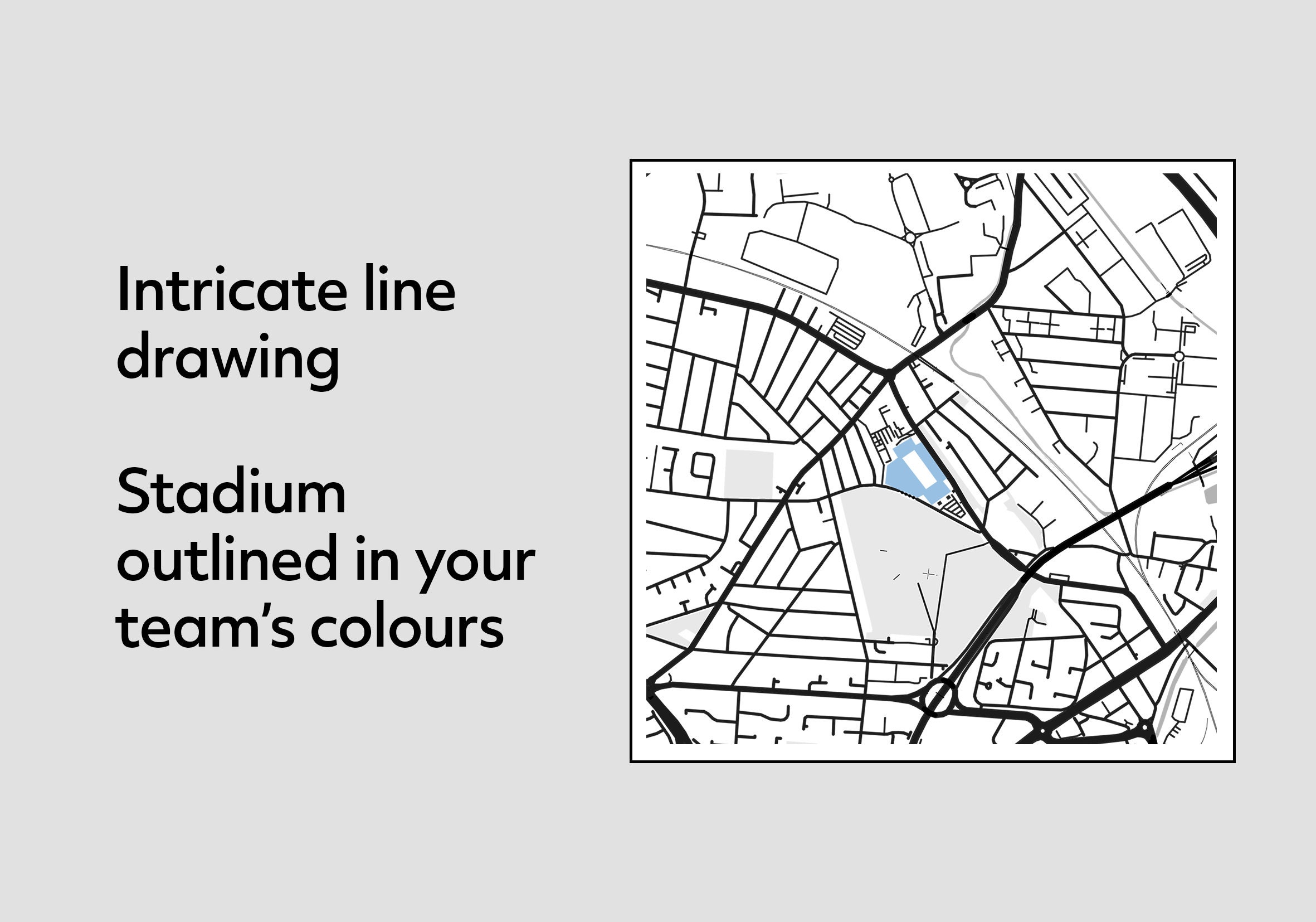 Aston Villa Print: Villa Park Map - Etsy UK