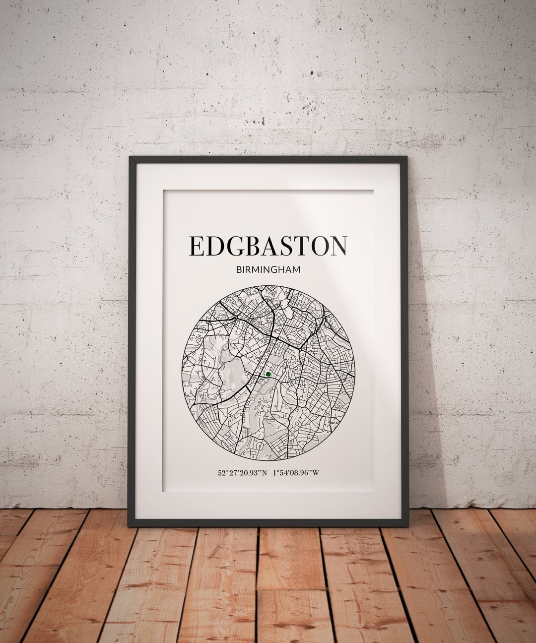 Edgbaston Stadium: Cricket Map Print - Etsy