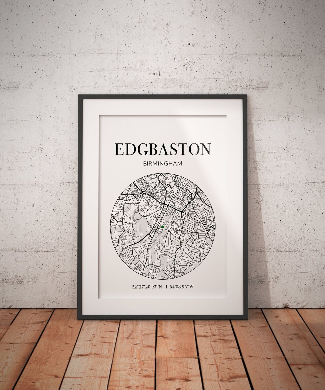 Edgbaston Stadium: cricket map print | Etsy