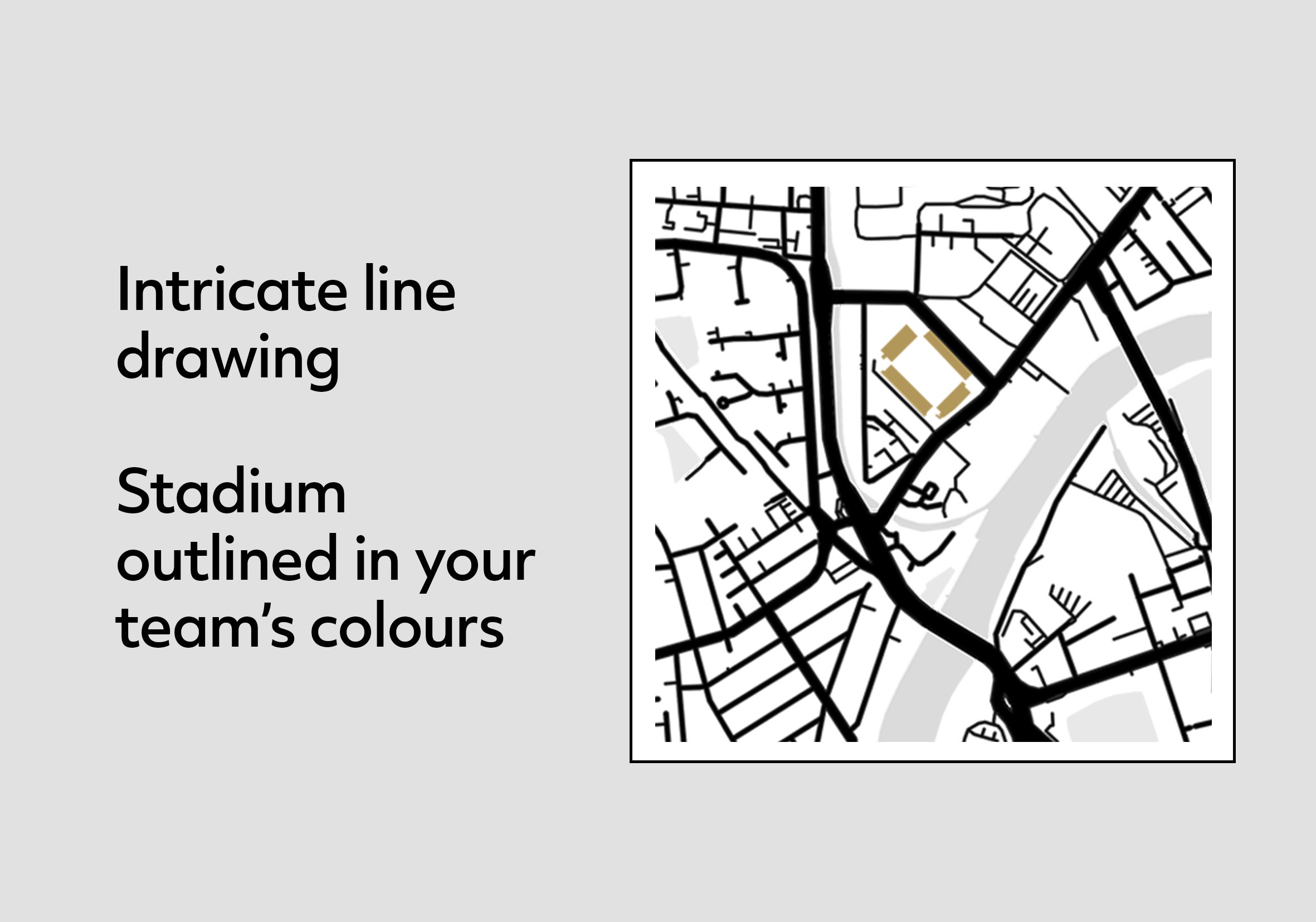 Notts County Print: Meadow Lane Map - Etsy