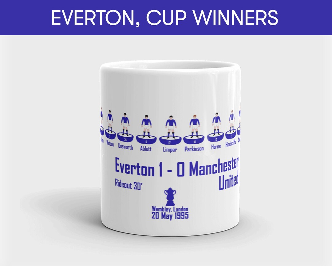 Everton 1995: Subbuteo Mug - Etsy
