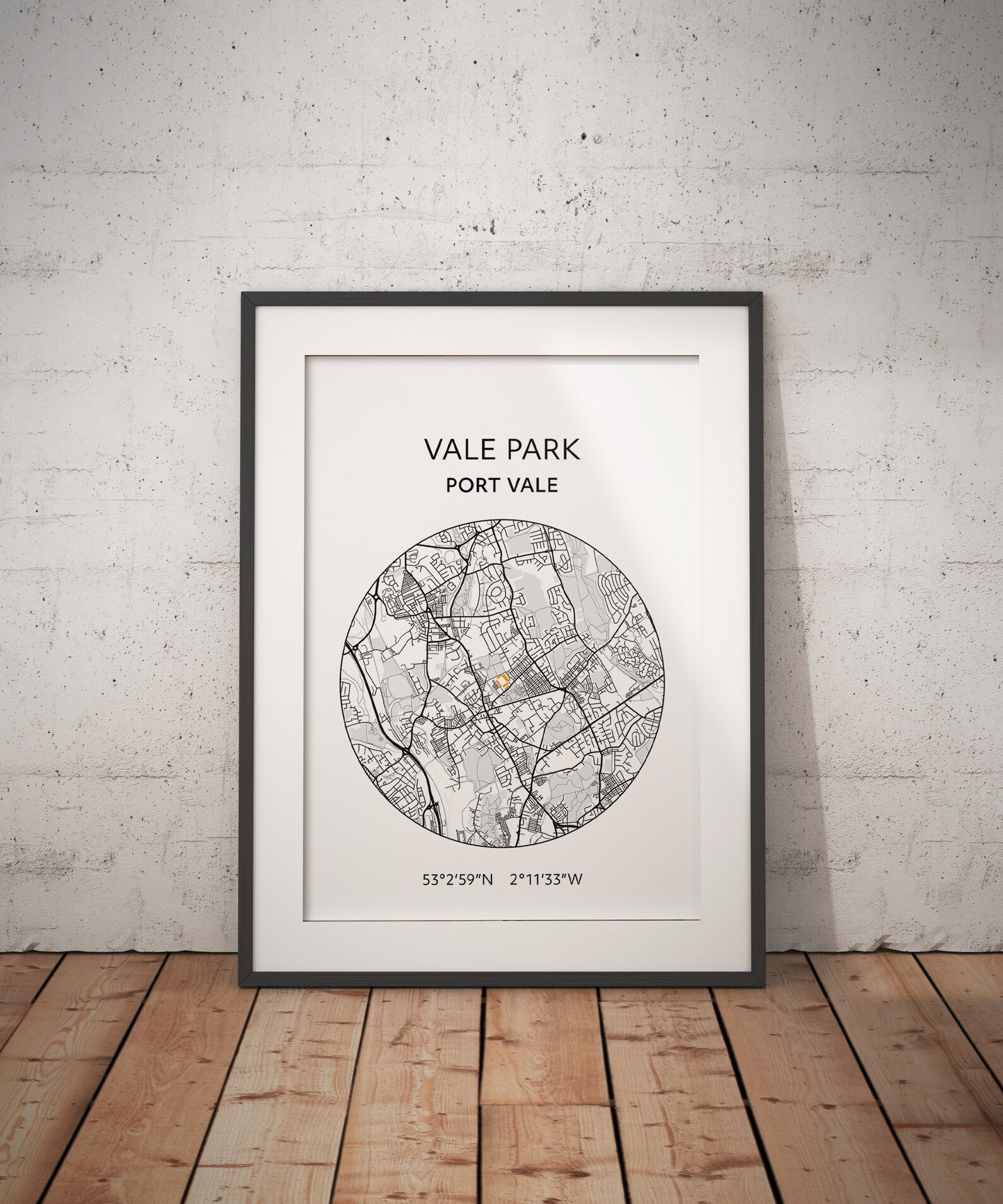 Port Vale Print: Vale Park Map - Etsy UK