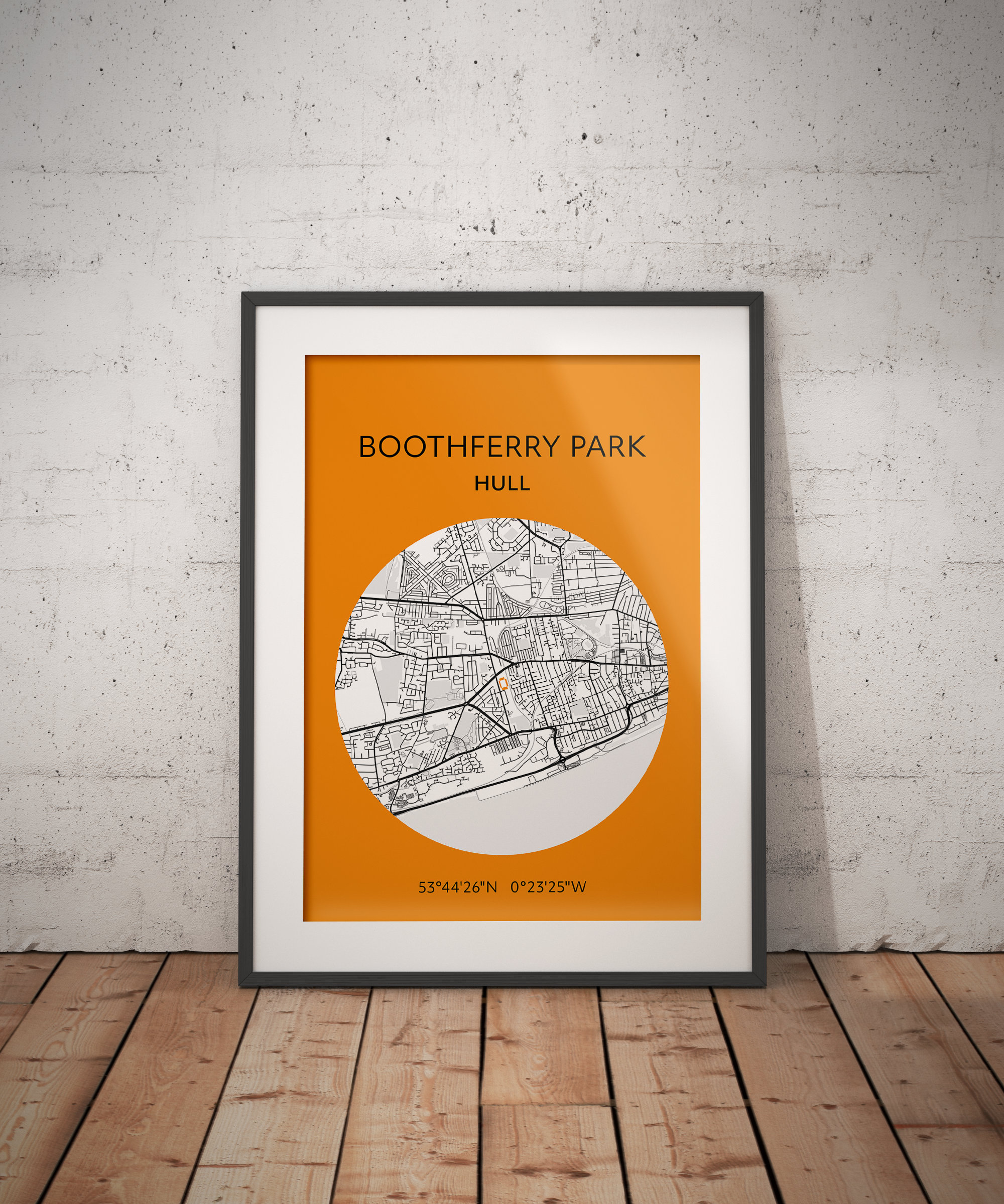 Hull City: Boothferry Park Map Print - Etsy