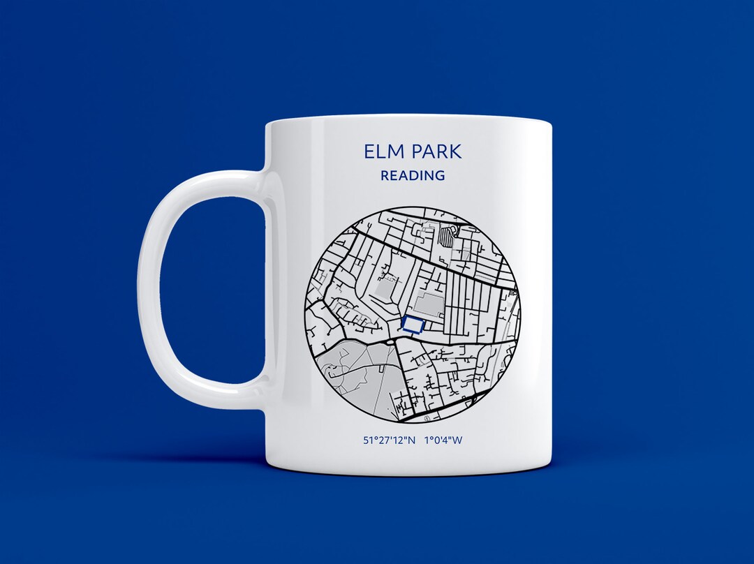 Reading FC Mug: Elm Park Map - Etsy