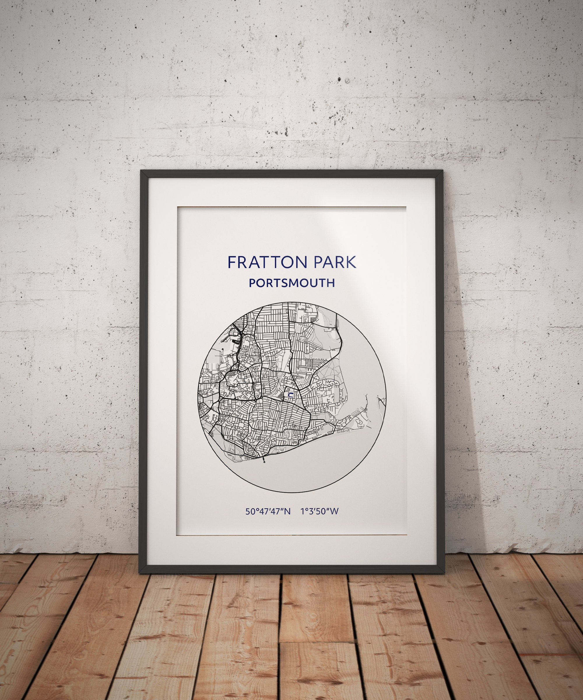 Portsmouth FC Print: Fratton Park Map - Etsy
