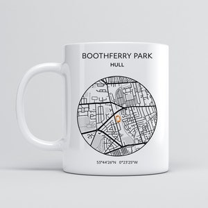 Hull City Mug: Boothferry Park Map - Etsy