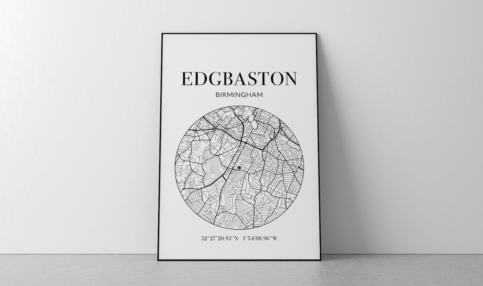 Edgbaston Stadium: cricket map print | Etsy