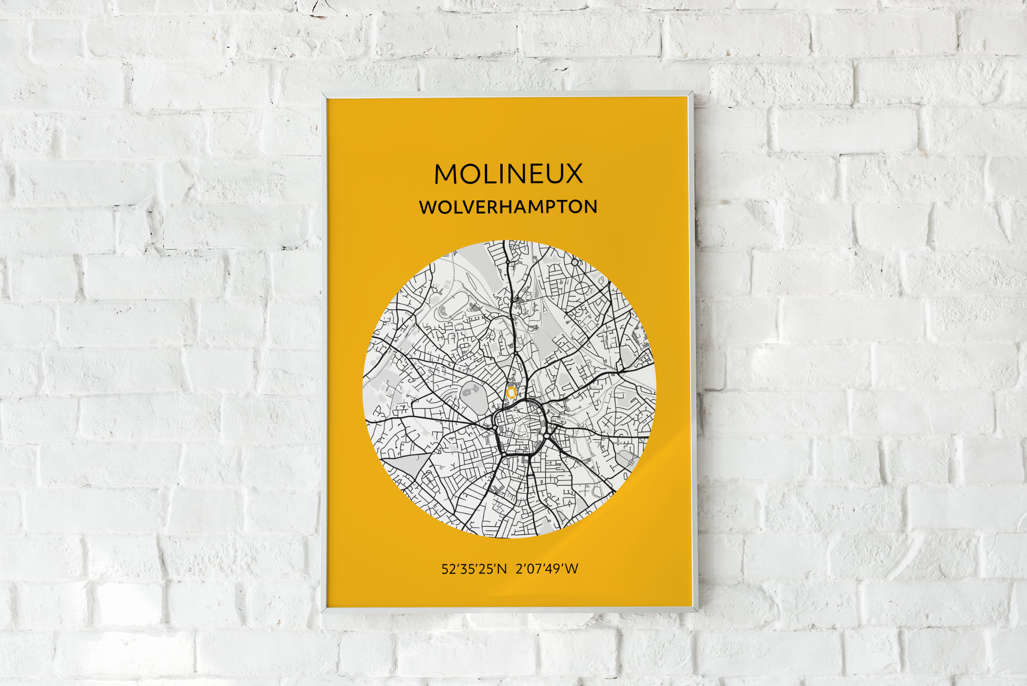 Wolves Print: Molineux Map - Etsy UK