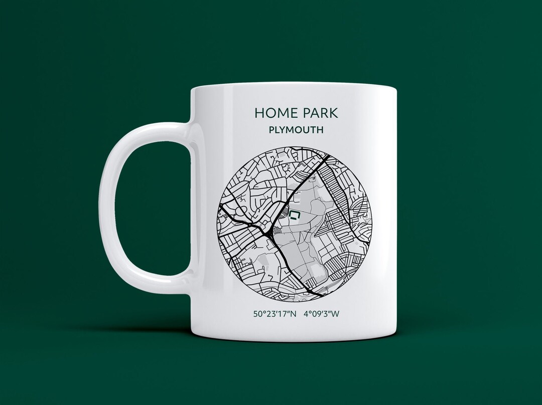 Plymouth Argyle Mug: Home Park Map - Etsy