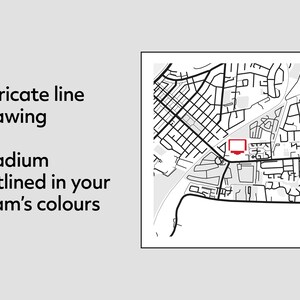 Morecambe FC Print: Christie Park Map - Etsy UK