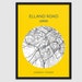Leeds United: Elland Road Map Print - Etsy