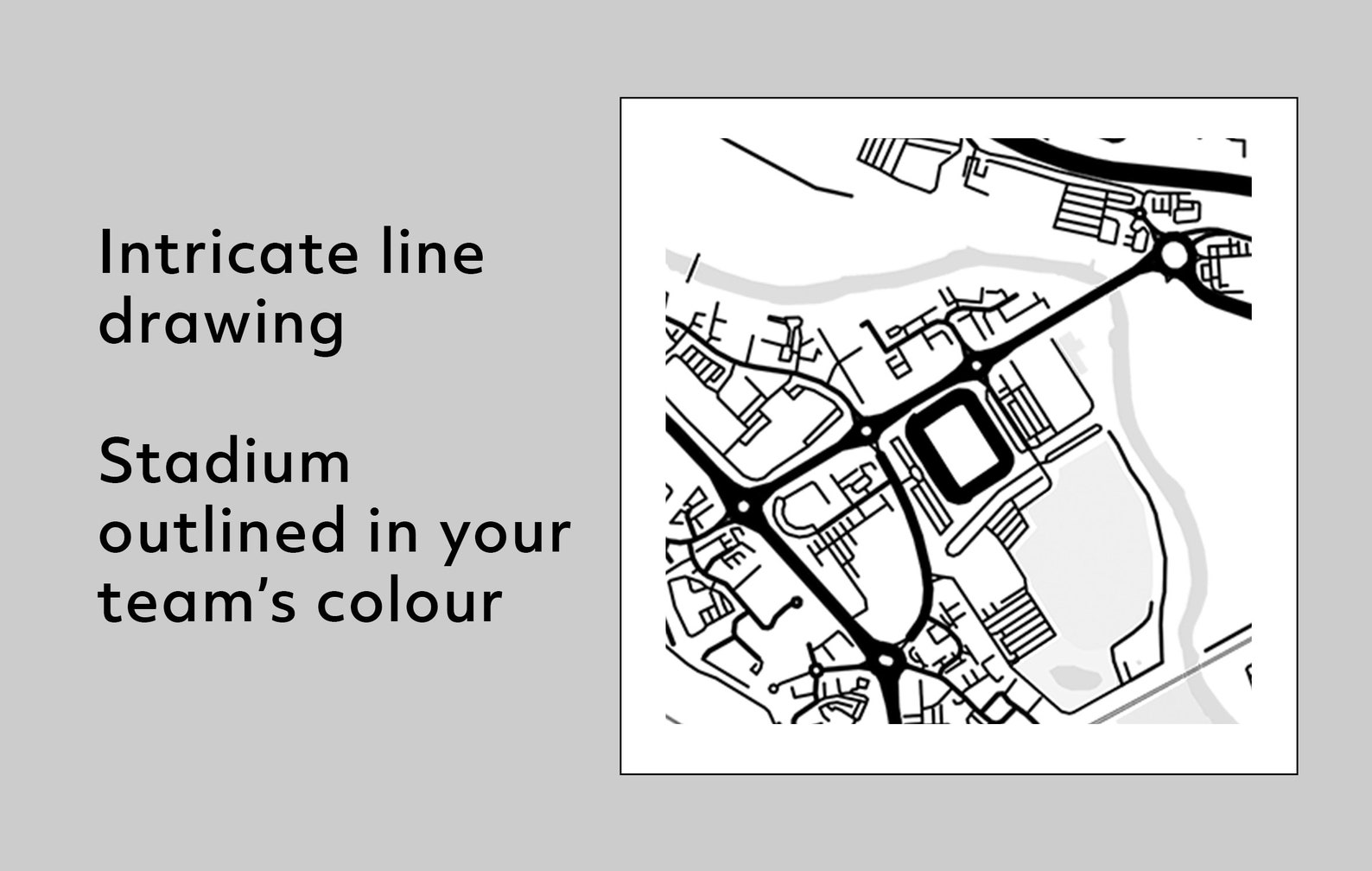 Derby County: Pride Park Map Print - Etsy