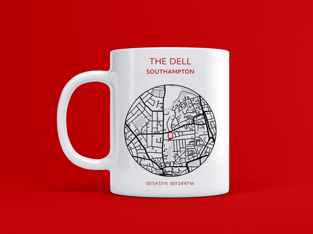 Southampton Mug: the Dell Map - Etsy