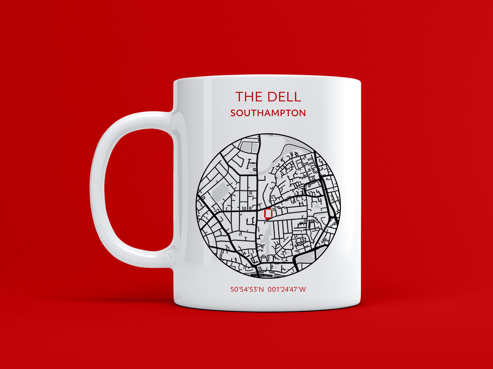 Southampton Mug: the Dell Map - Etsy