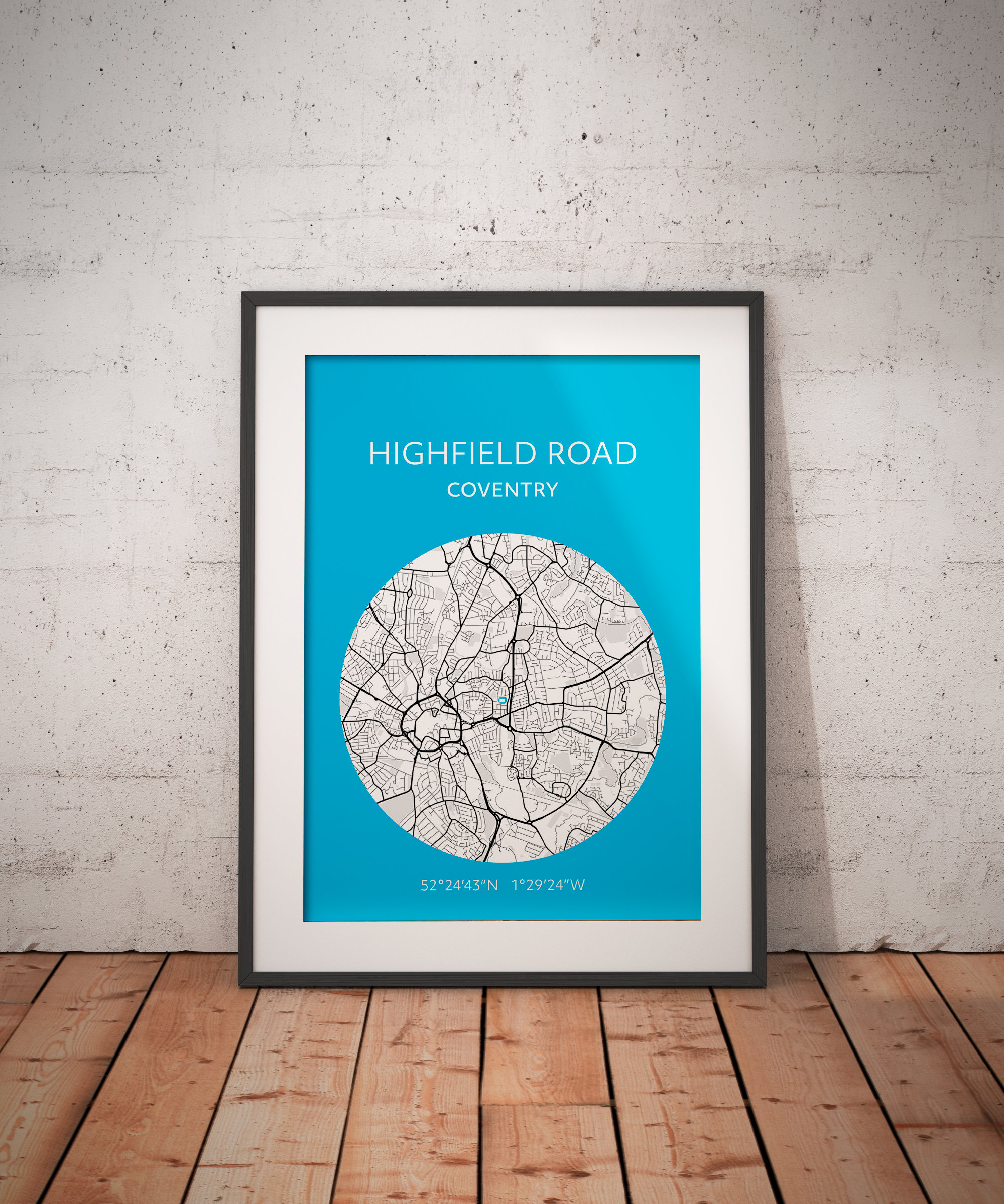 Coventry City: Highfield Road Map Print - Etsy