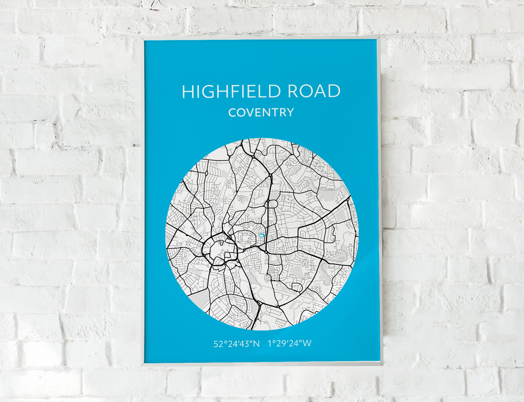 Coventry City: Highfield Road Map Print - Etsy