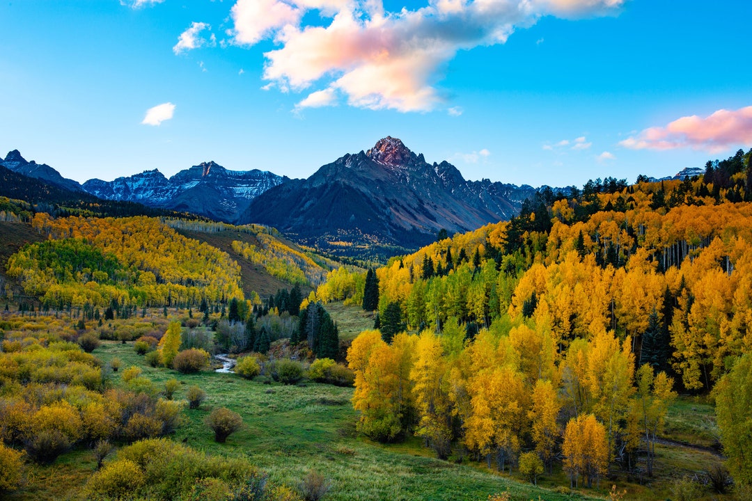 Mt. Sneffels First Fall Light - Etsy
