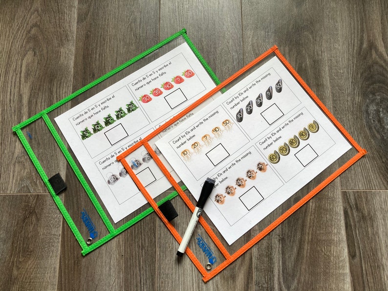 Summer Skip Counting by 2s, 5s, and 10s Cards (english & Spanish) - Etsy