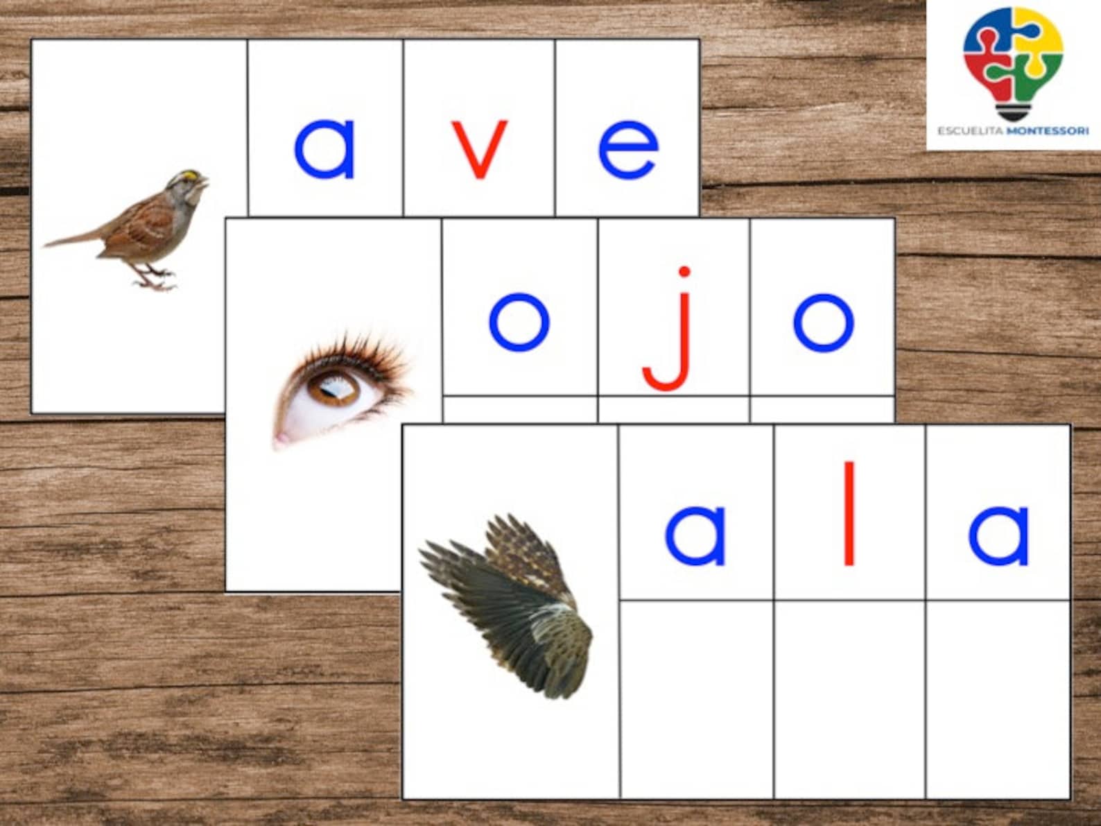 Spanish CVC Word Building Mats - Etsy
