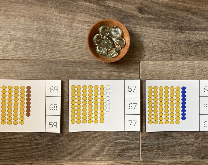 Montessori Golden Beads Bundle, Printable Math Resource - Etsy Canada
