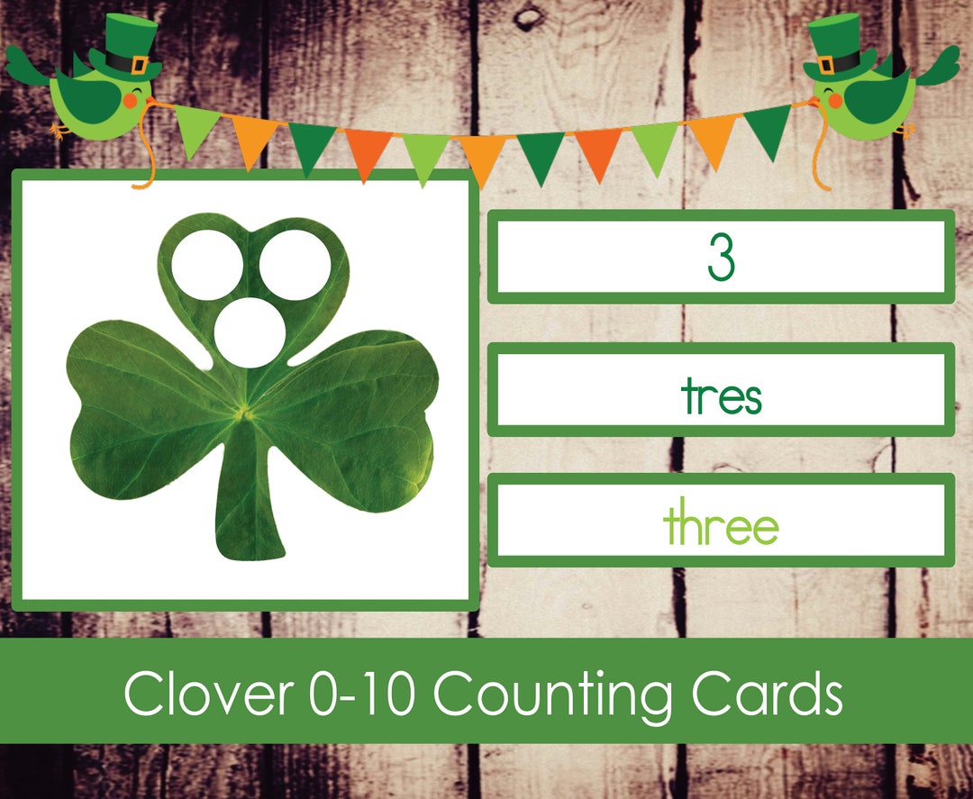 Clover 0-10 Counting Cards - Etsy