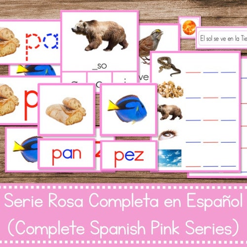 Montessori Blue Series in Spanish serie Azul En Español - Etsy