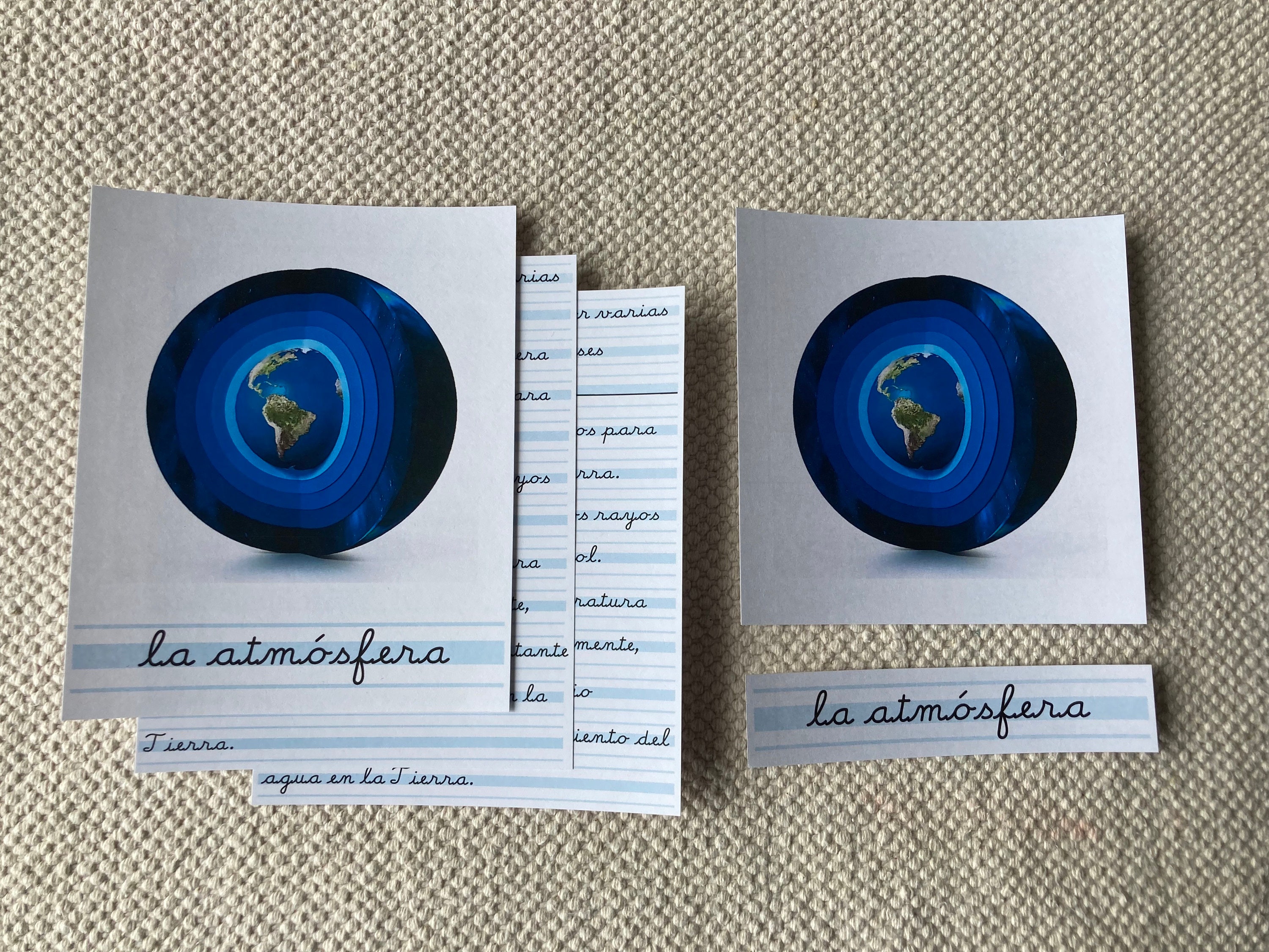 Layers of the Atmosphere Spanish Pack Cursive, Elementary - Etsy