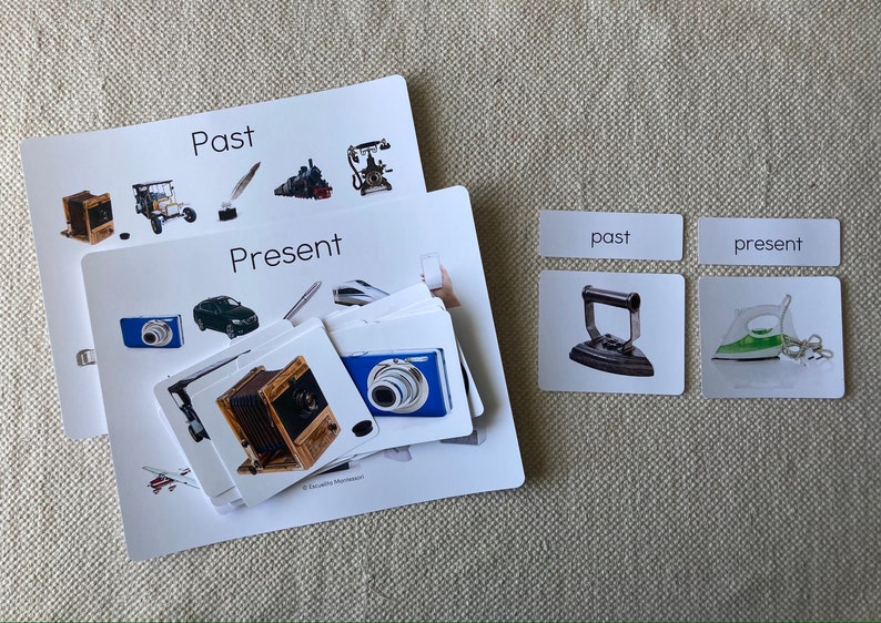 Past and Present Sorting Activity (english) - Etsy