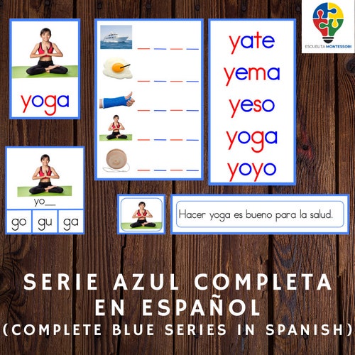 Montessori Blue Series in Spanish serie Azul En Español - Etsy