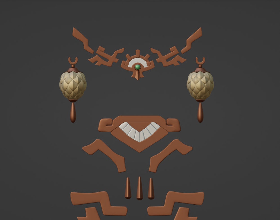 TOTK Zelda Inspired Accessories [3D PRINTABLE FILE] - Etsy