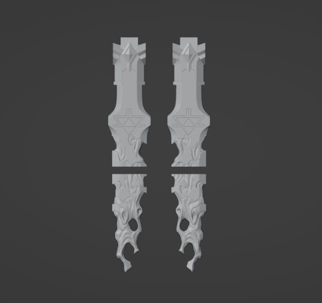 Master Sword Corrupted 3D PRINTABLE FILE - Etsy