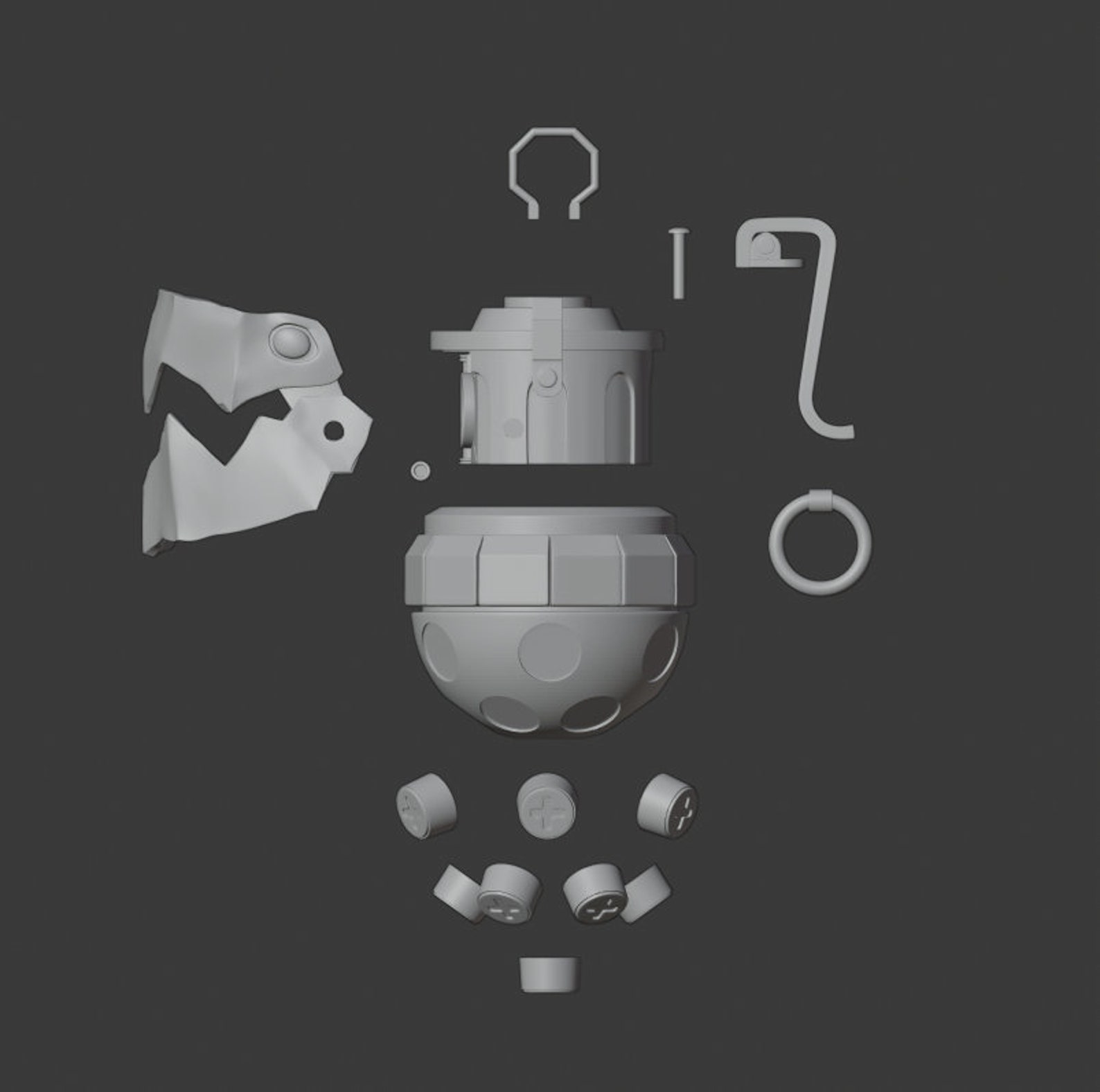 Jinx (arcane) Chomper Grenade [3D PRINTABLE FILE] - Etsy