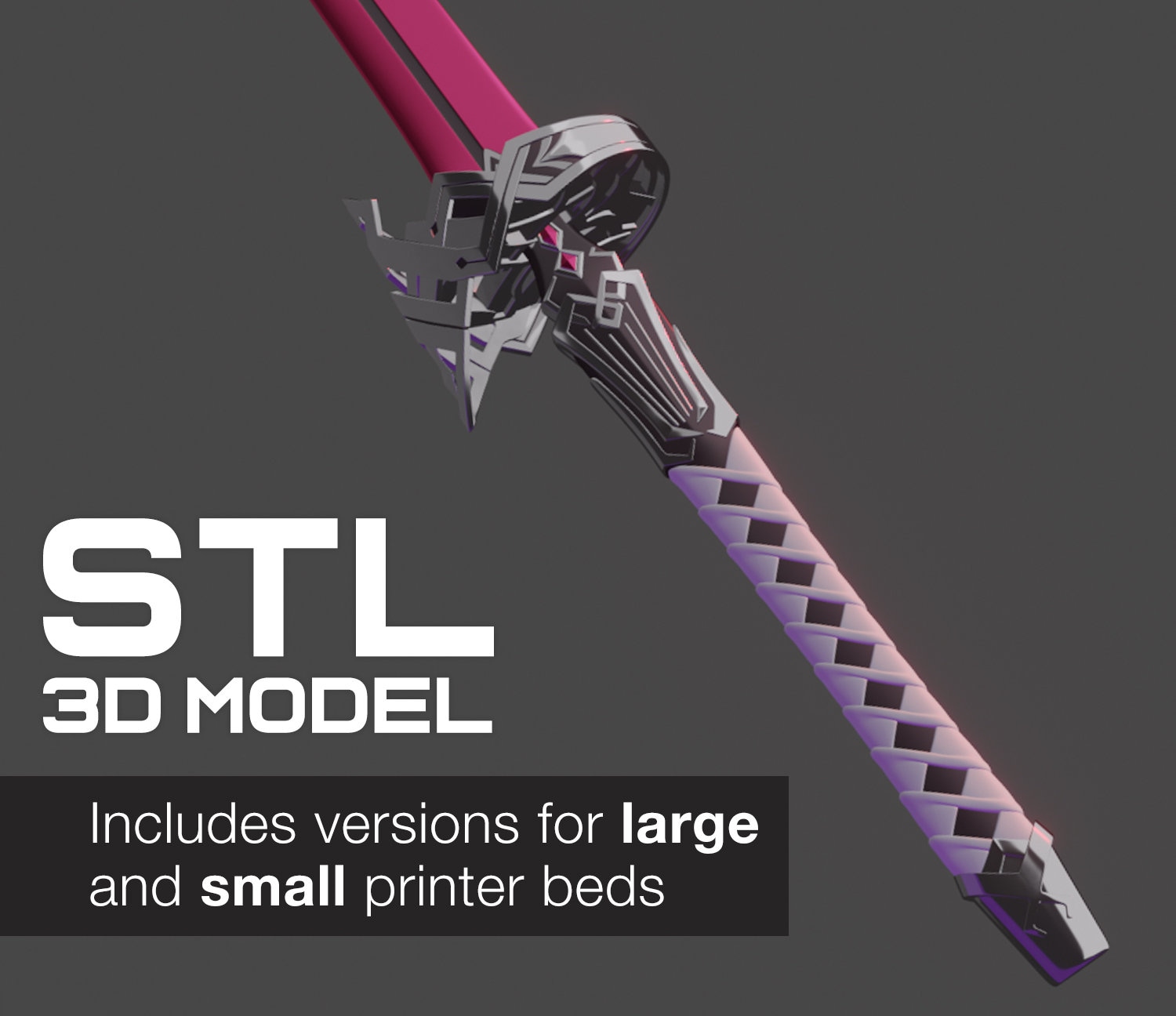 Kafka Inspired Katana [3D PRINTABLE FILE] - Etsy