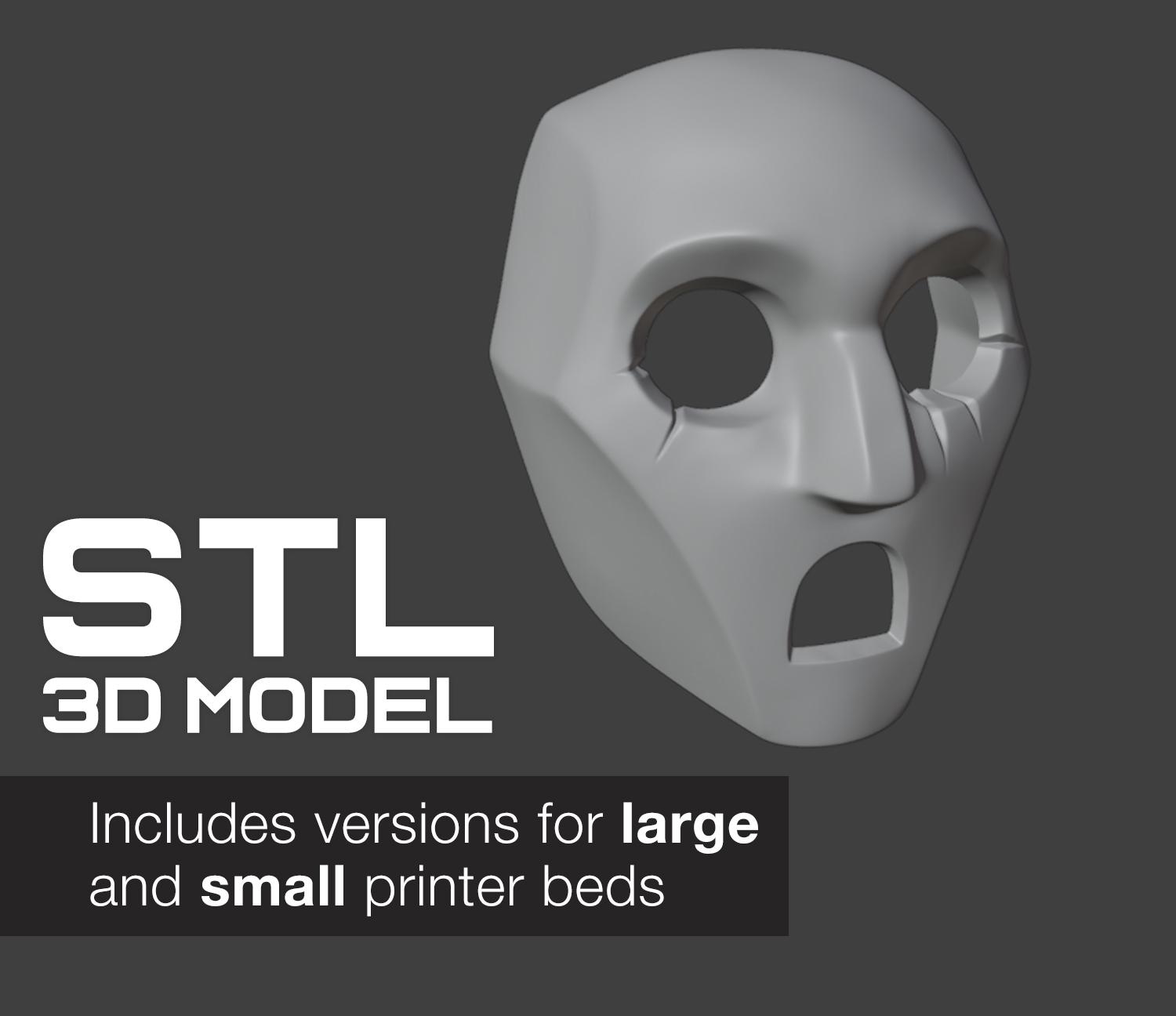 Whistling Man Inspired Mask [3D PRINTABLE FILE] - Etsy