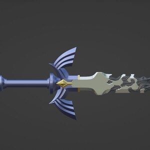 Master Sword Corrupted [3D PRINTABLE FILE] - Etsy