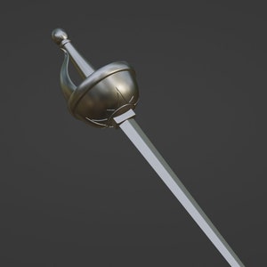 Sword Fighter Peach Inspired Rapier [3D PRINTABLE FILE] - Etsy