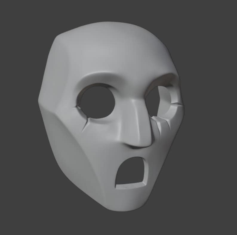 Whistling Man Inspired Mask [3D PRINTABLE FILE] - Etsy