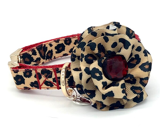 Leopard Dog Collar Leopard Dog Collection Cute Dog Collar - Etsy