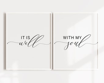 It is well sign | Etsy