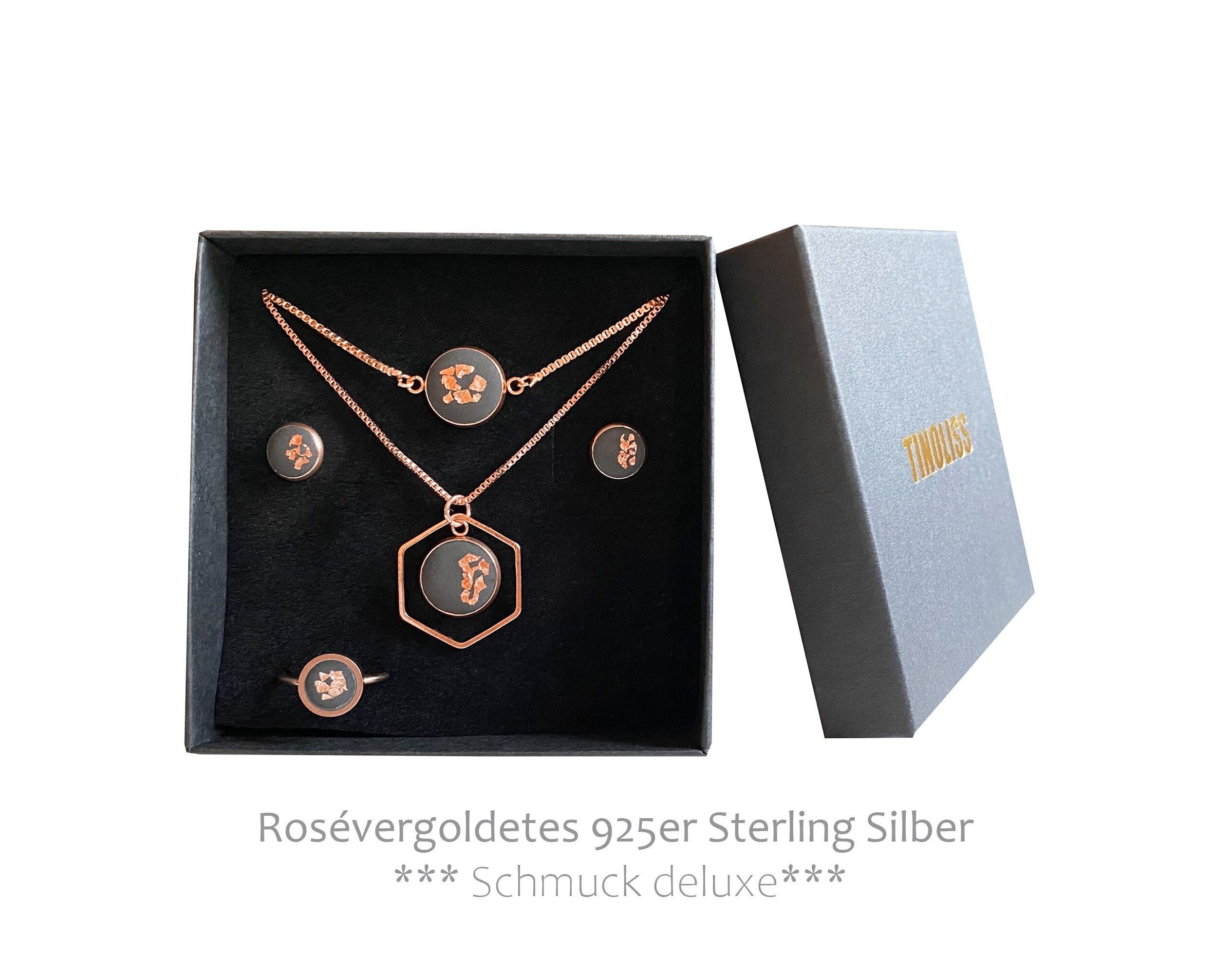 Noble Gift Set Incl. Gift Box // Concrete Jewellery Recycled - Etsy