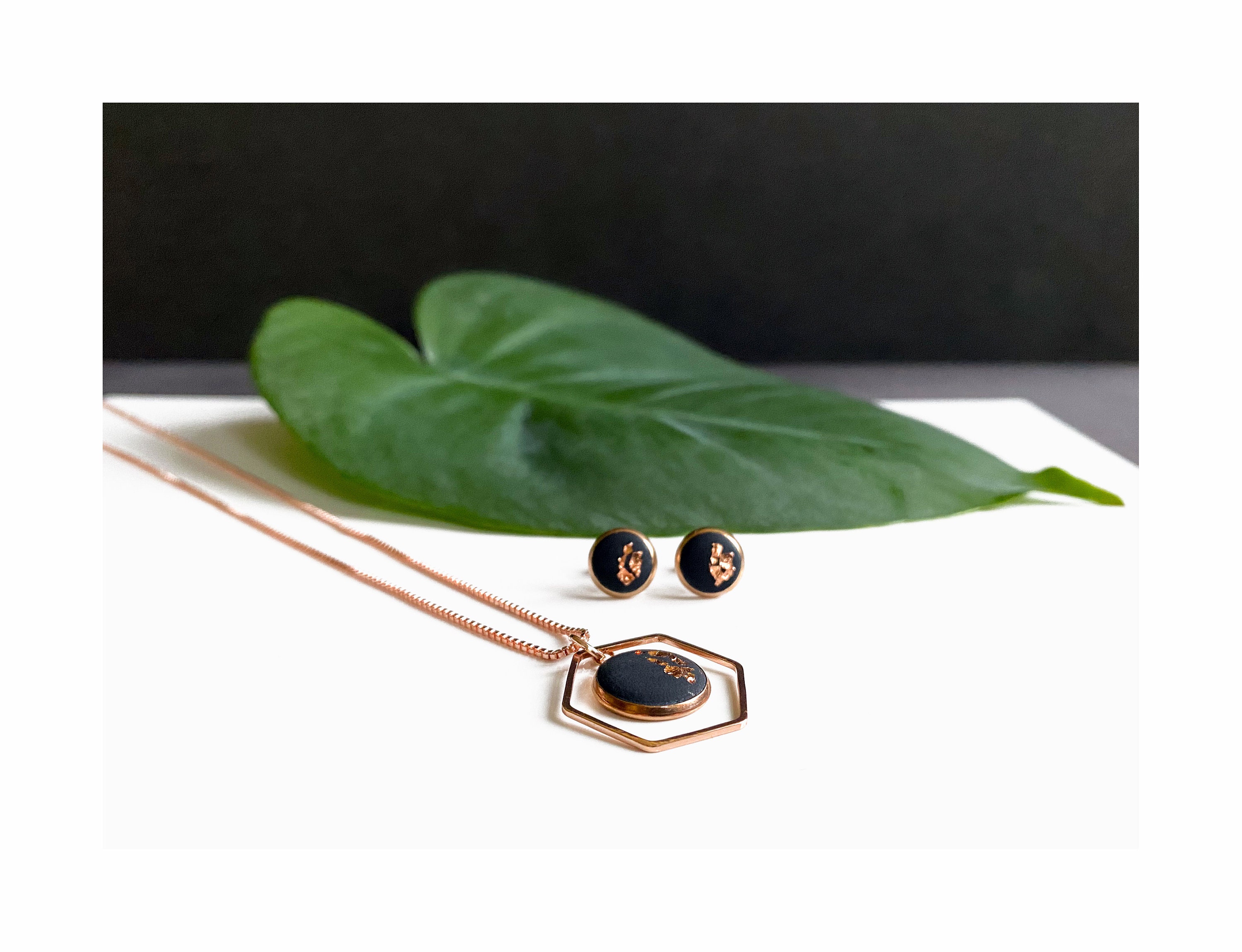 Noble Gift Set Incl. Gift Box // Concrete Jewellery Recycled - Etsy