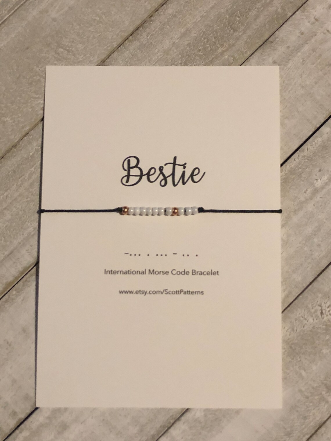 Best Friend Morse Code Bracelet Custom Bracelet Matching - Etsy