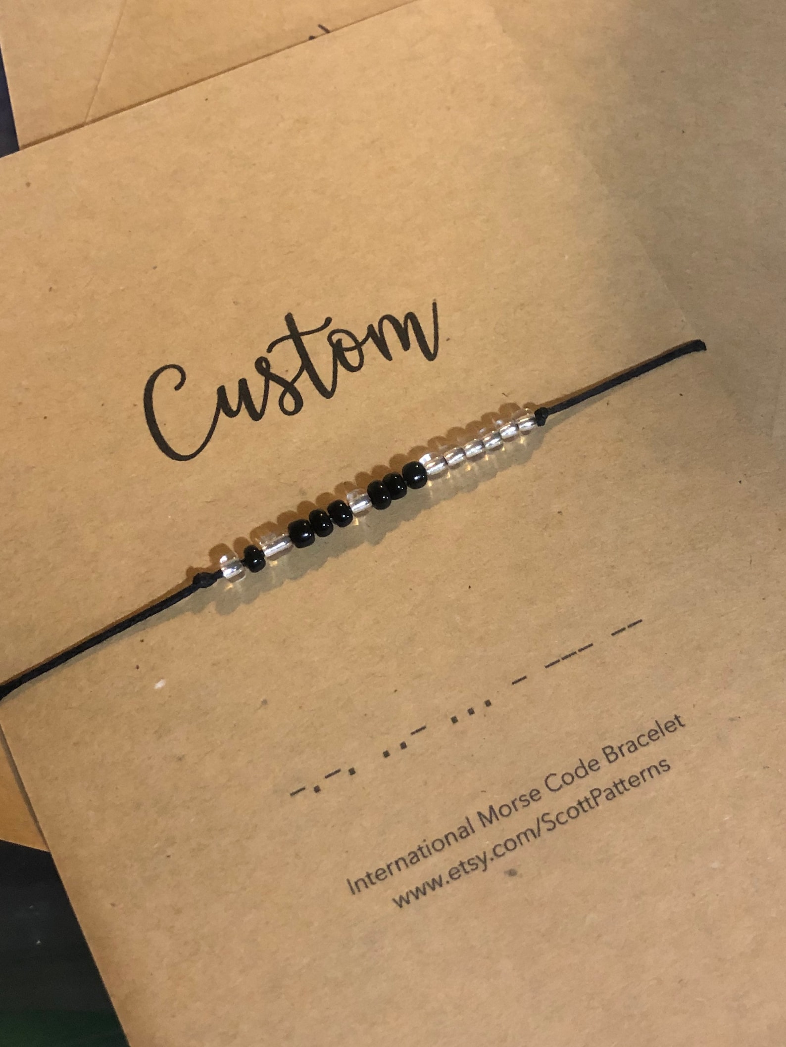 Custom Morse Code Bracelet Personalized Bracelet Matching - Etsy