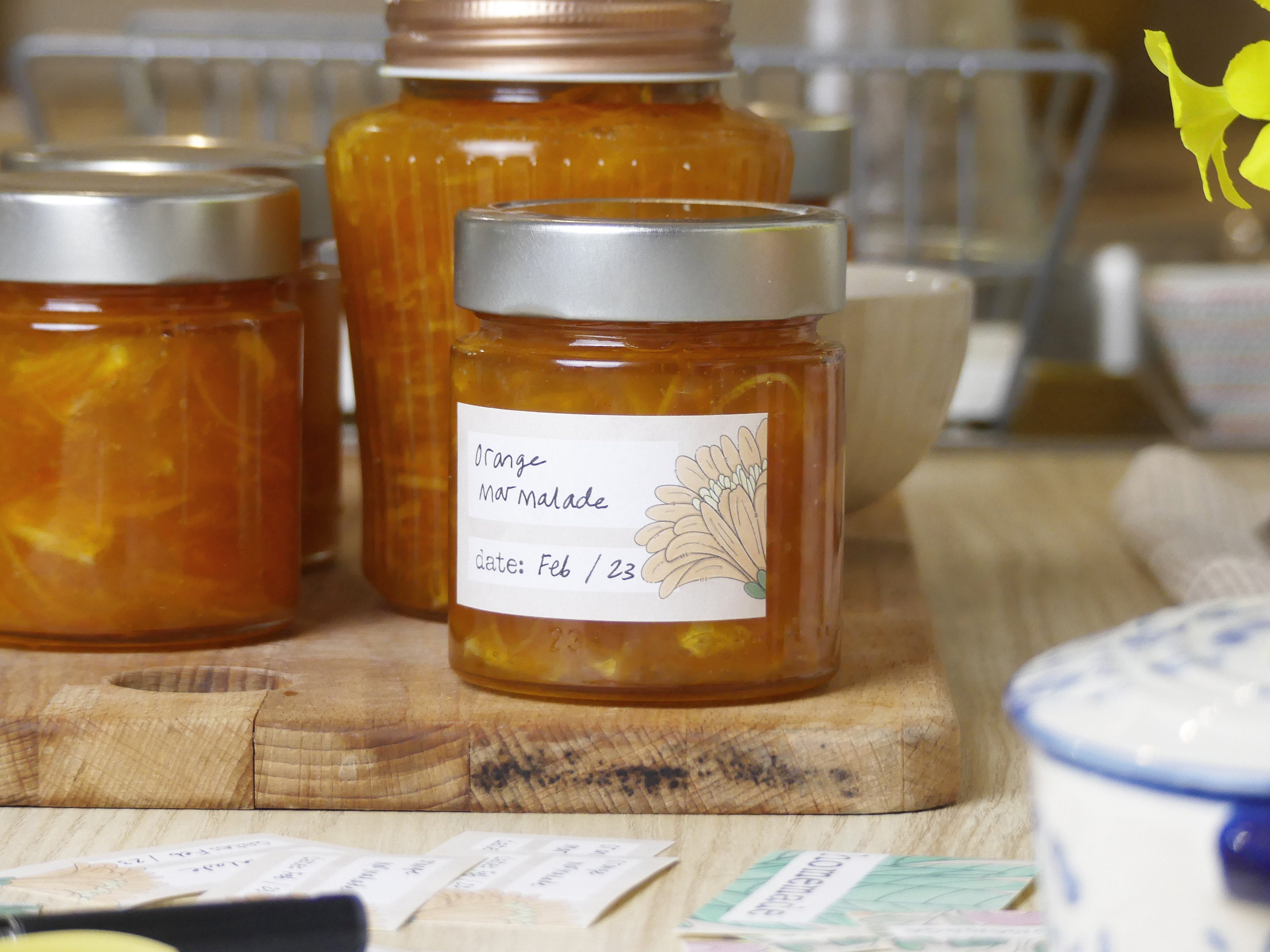 Homemade Labels Printable - Jam & Canning Labels, Marmalade Labels ...