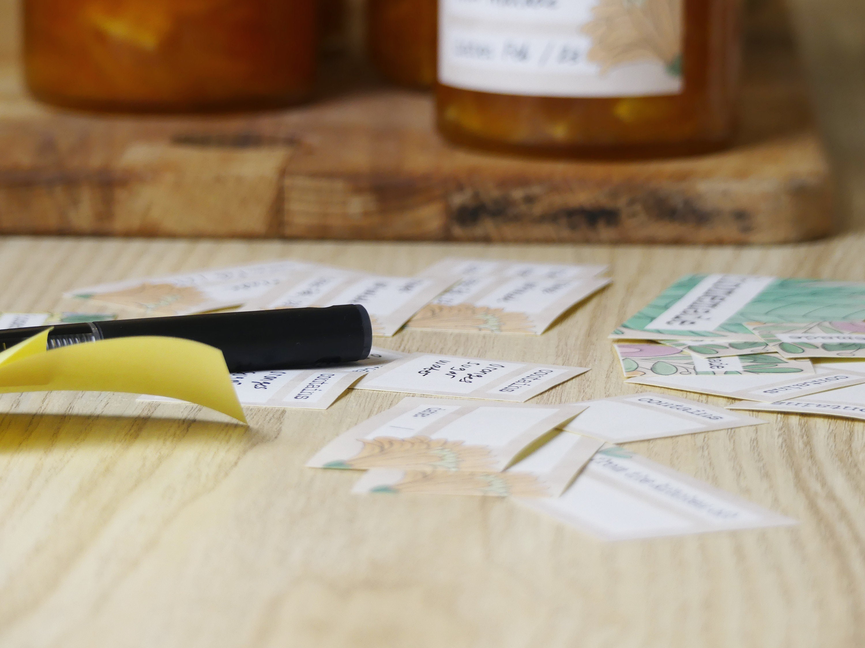 Homemade Labels Printable - Jam & Canning Labels, Marmalade Labels ...