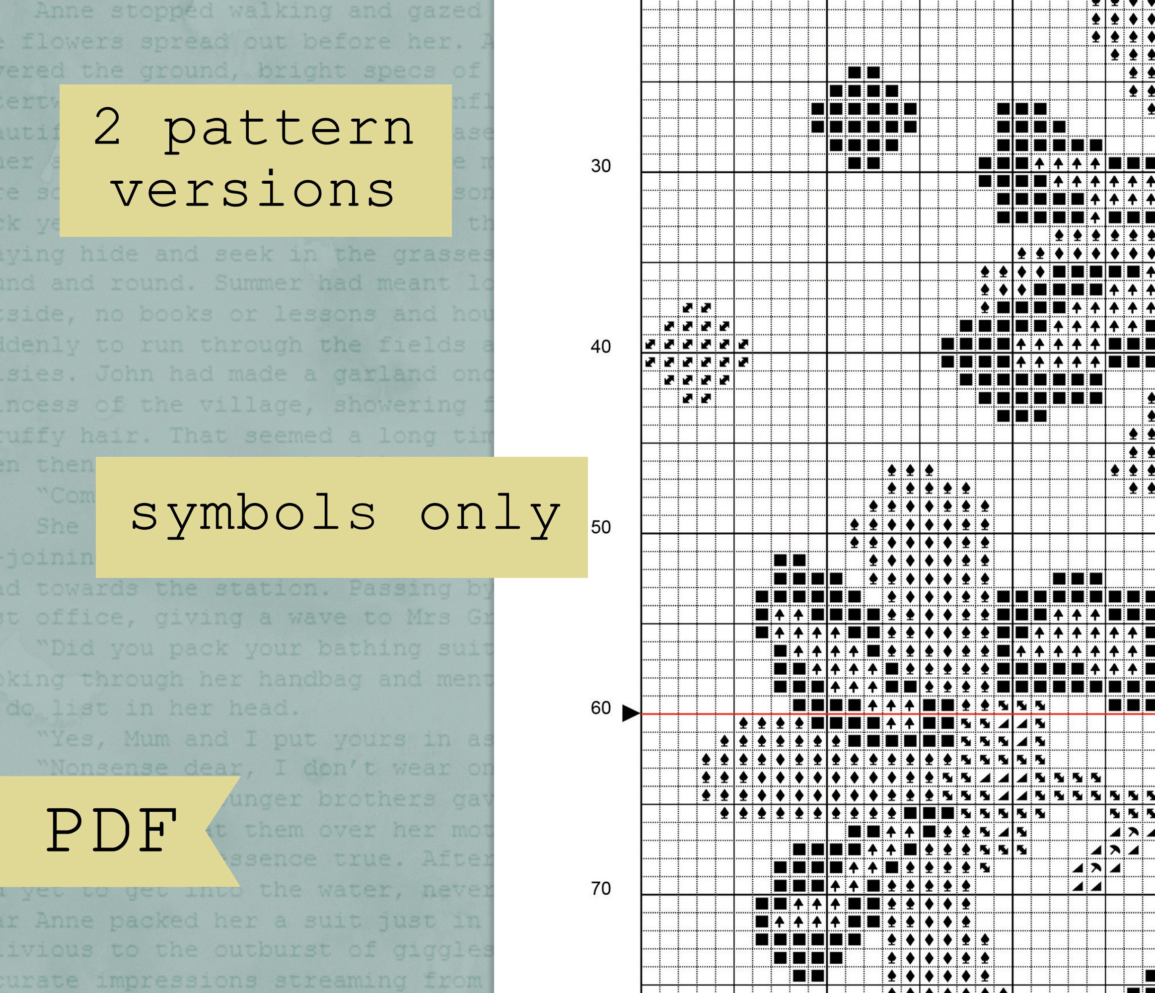 Daisies Flowers Cross Stitch Pattern PDF Counted Stitch Pattern Digital ...